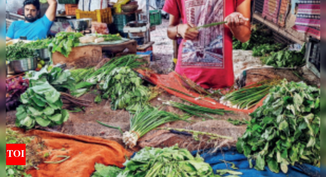 Less sunlight, poor yield push up leafy veggie prices in retail markets ...