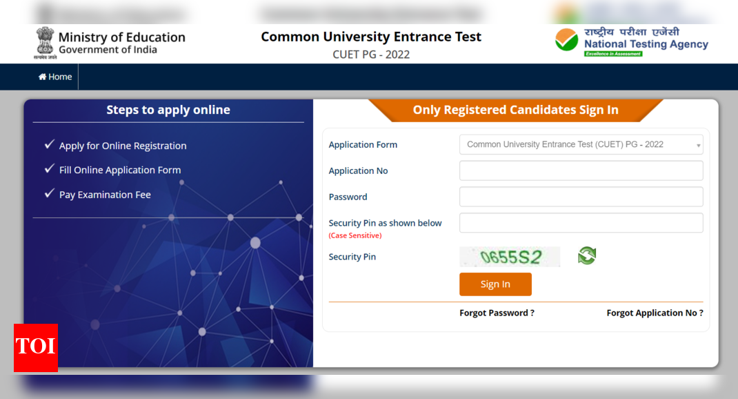 Cuet Cuet Pg 2022 Last Date To Submit Application Fee Today Exam City Slip