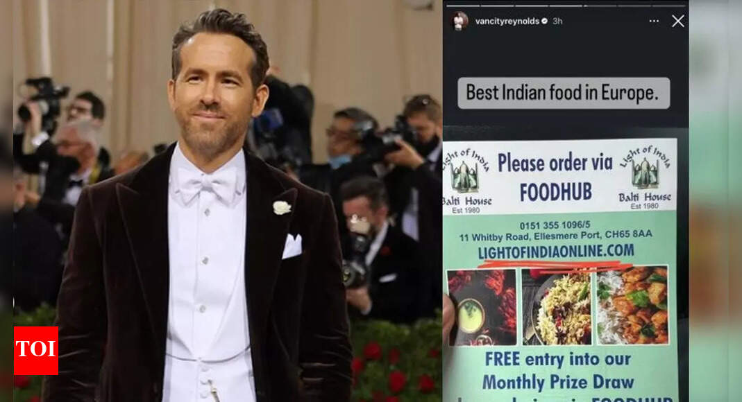 Deadpool star Ryan Reynolds praises Indian eatery, says it serves best ...
