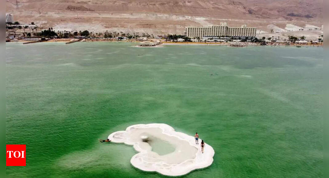 How the Dead Sea is shrinking - Times of India