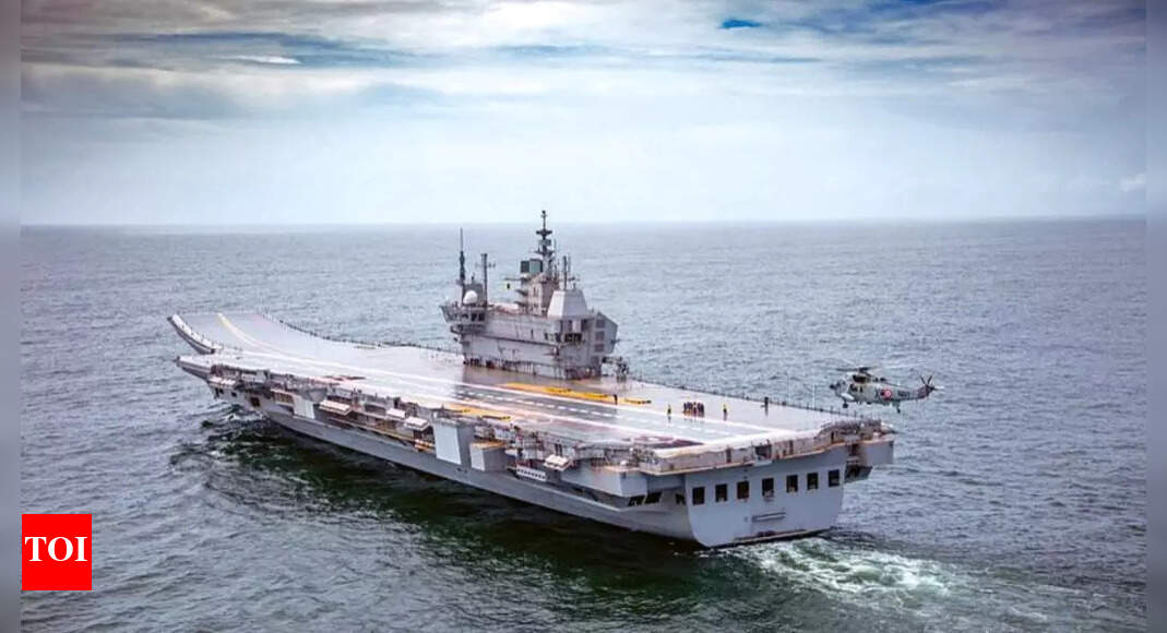 INS Vikrant ready to make waves on September 2 | India News - Times of ...