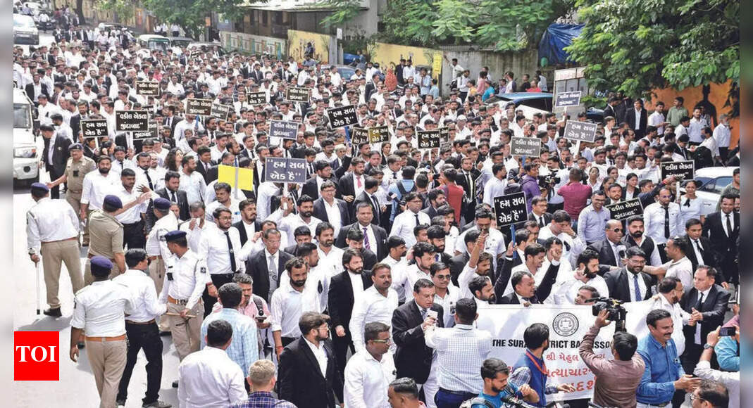 Boghra: Lawyers Take Out Rally To Protest Fir Against Boghra | Surat ...