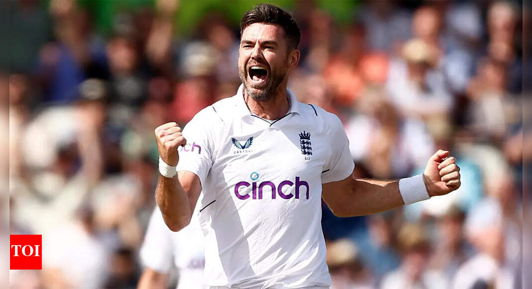 James Anderson becomes first player to make 100 Test appearances at ...
