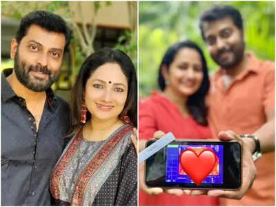 Narain and his wife Manju are expecting their second child! | Malayalam ...