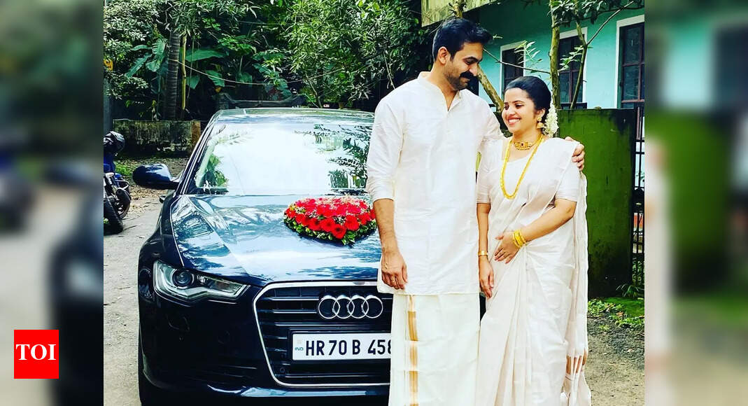‘Bhavana’ actor Rayjan Rajan gets hitched to Shilpa Jayraj - The Times ...