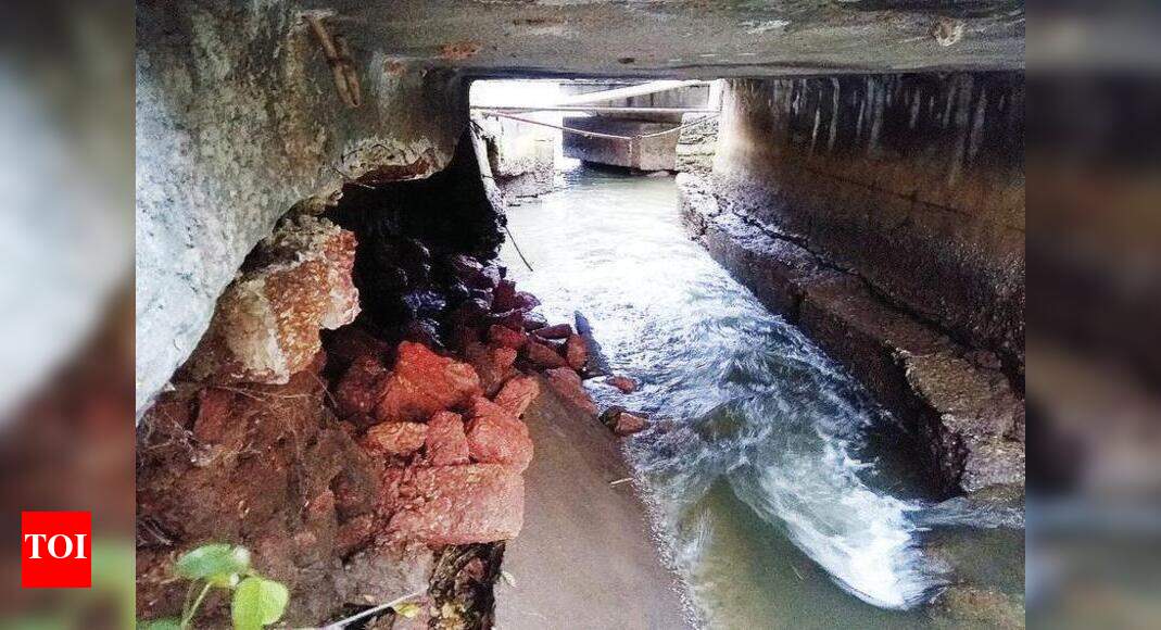 Base of Ribandar causeway damaged, plans to shut bridge | Goa News ...