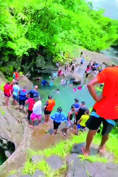 Money Ensures Free Flow Of Visitors, Booze At Secret Point Waterfall ...
