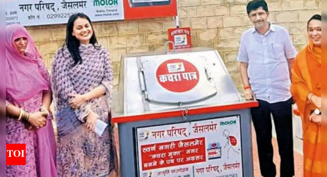 To Keep City Clean, Jaisalmer To Use Garbage Bins That Will Last 30 ...