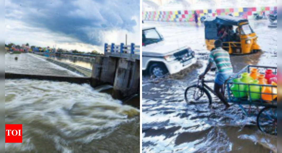 Vaigai: Vaigai River In Spate Again; Flooded Banks Cause Chaos ...