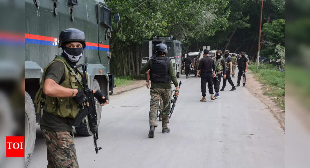2 LeT terrorists neutralised in encounter in J-K's Shopian | India News - Times of India