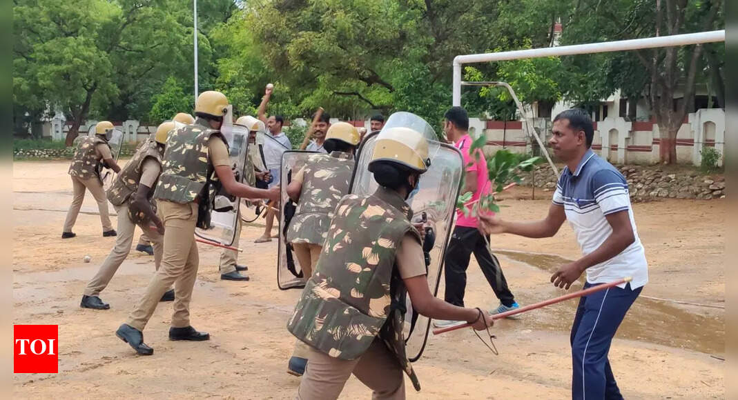Coimbatore police conduct mock drill to check preparedness to deal with ...