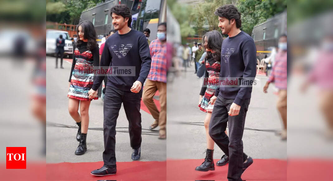 Mahesh Babu and Sitara make for a fashionable pair in these latest ...
