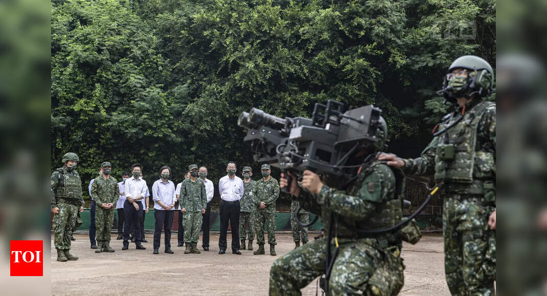 Taiwan shoots down unidentified drone in Kinmen - Times of India