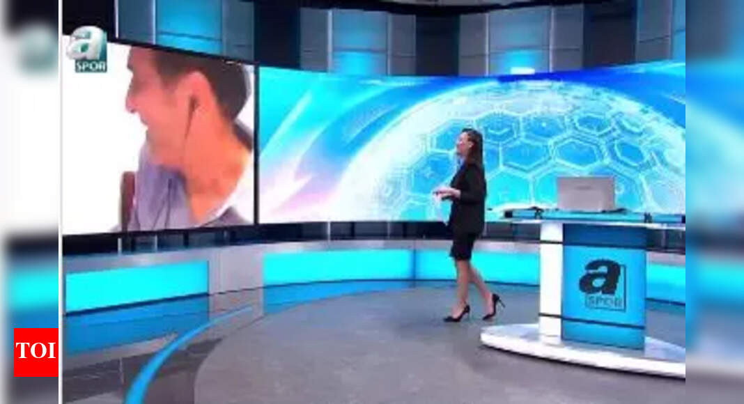 Watch: Sports journalist gets slapped by cat on live TV, video goes ...
