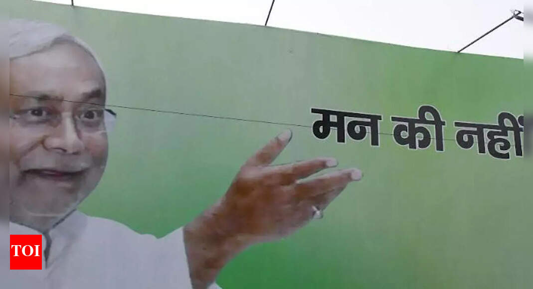 Nitish Kumar: JD(U) posters hint Nitish Kumar ready to lead opposition ...