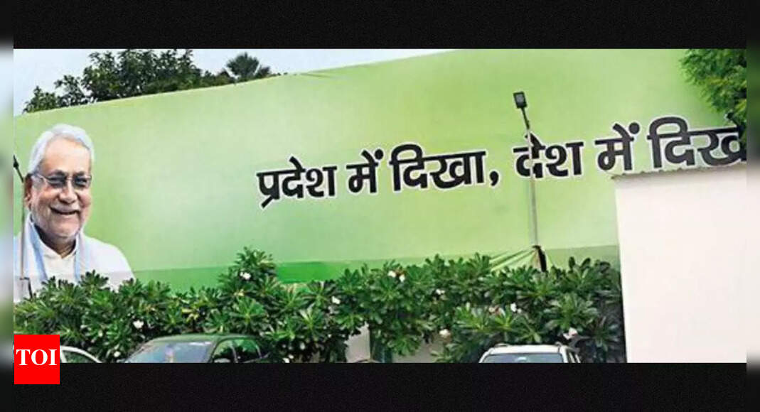 JD(U) posters hint at Nitish Kumar as opposition PM face | Patna News ...