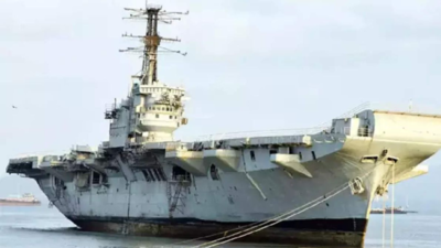 Old INS Vikrant had a catapult launcher | Kochi News - Times of India
