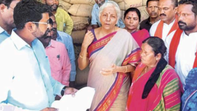 Rice: No PM Modi photo in ration shops, Union finance minister Nirmala ...
