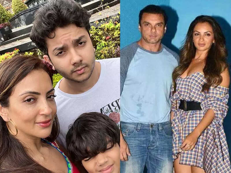 Son Nirvaan gets upset after mom Seema Sajdeh removes 'Khan' from her nameplate post her divorce ...