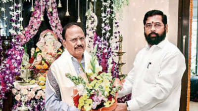 NSA Ajit Doval visits Maharashtra CM Eknath Shinde's residence | Mumbai News - Times of India