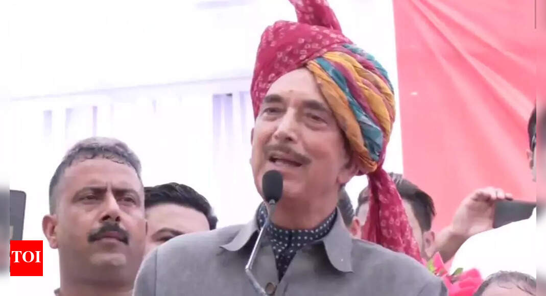 Azad: People of Jammu and Kashmir will decide name and flag of my party ...