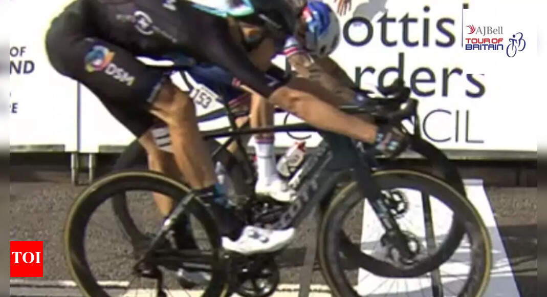 Dutch rider Cees Bol wins stage two of Tour of Britain in photo finish ...