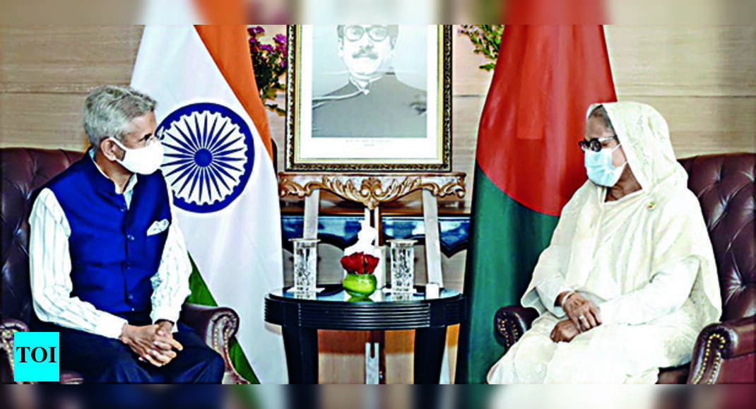 Bangladesh: S Jaishankar calls on Bangladesh PM Hasina as she arrives ...