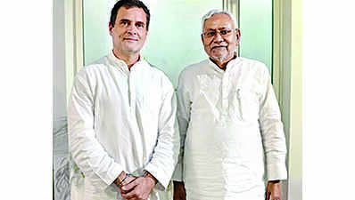 Nitish: Nitish Meets Rahul, Hdk In Delhi, Discusses Oppn Unity | Patna ...