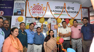 UIDAI opens UP's first railway station Aadhar center at Lucknow ...