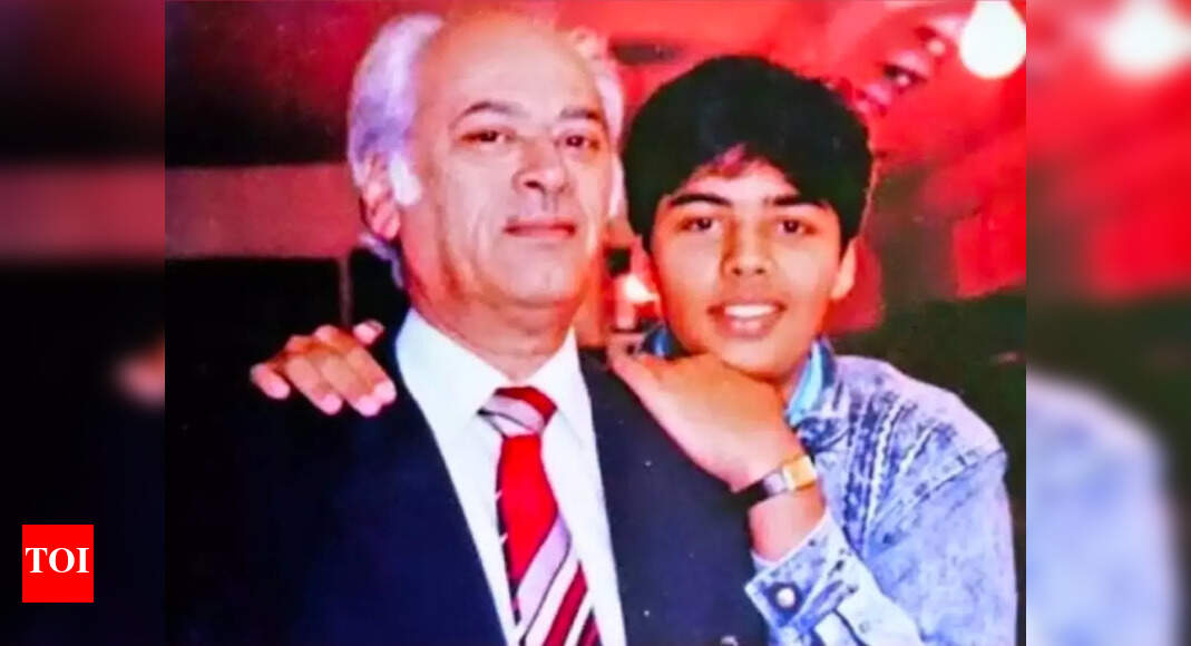 Karan Johar seeks 'blessings' as she shares a picture with father Yash ...