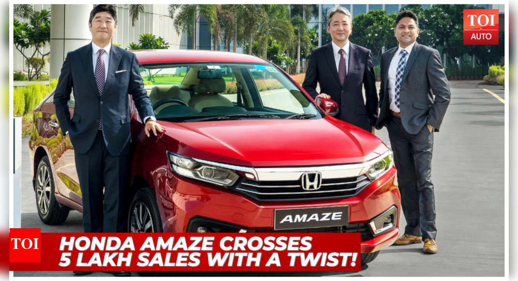 Honda Amaze crosses 5 lakh sales mark: 93 percent buyers want petrol in ...