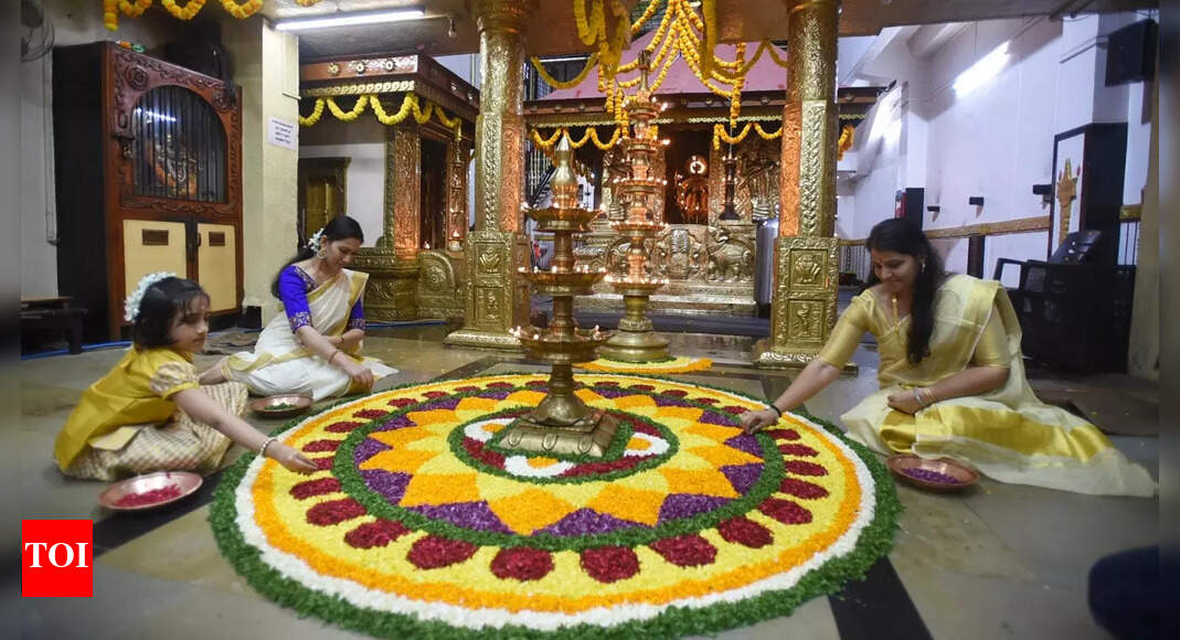 Mumbai: Grand rangoli, feasts to mark Onam on Thursday | Mumbai News ...