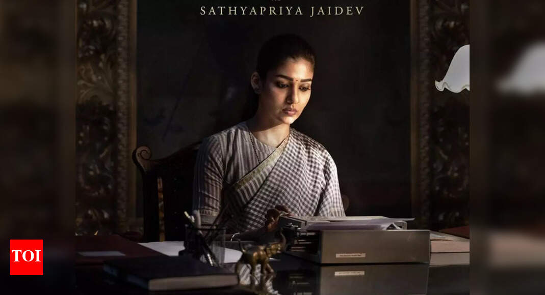 Nayanthara's first-look as Sathyapriya Jaidev from Chiranjeevi co ...