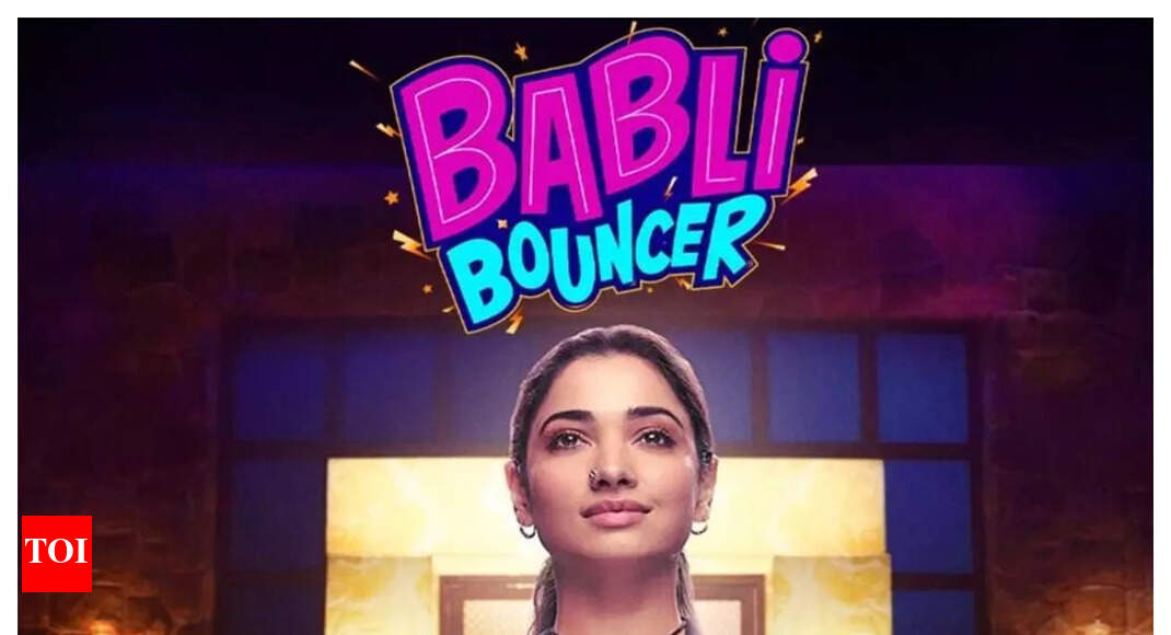 Tamannaah Bhatia took inspiration from her sis-in-law for 'Babli Bouncer' role - Times of India