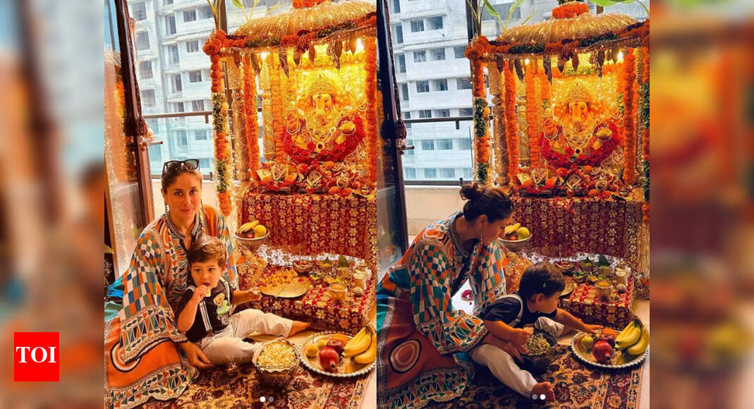 Kareena Kapoor Khan shares photos from her Ganesh Chaturthi ...