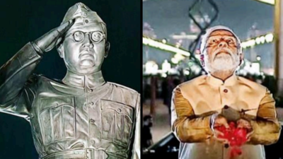 Hero of India’s freedom struggle replaces symbol of colonialism | Delhi ...