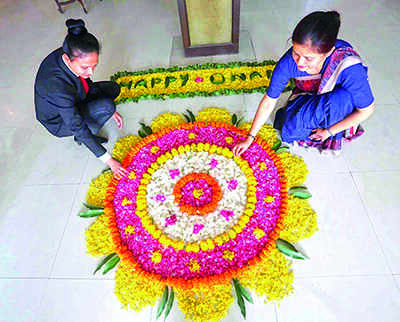 Pookalam And Sadhya Make Onam Celebrations Complete | Bhopal News ...