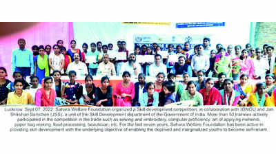 Sahara Welfare Foundation: Competition For Skill Devpt Trainees At Bkt ...