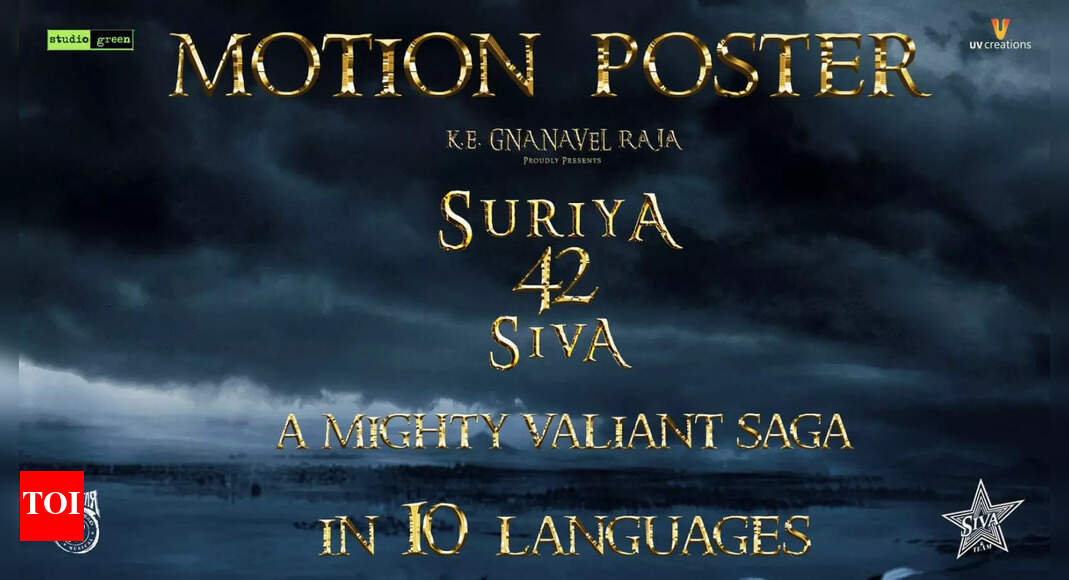 Suriya, Siva, KE Gnanavel Raja, and UV Creations’ Suriya 42’s ...