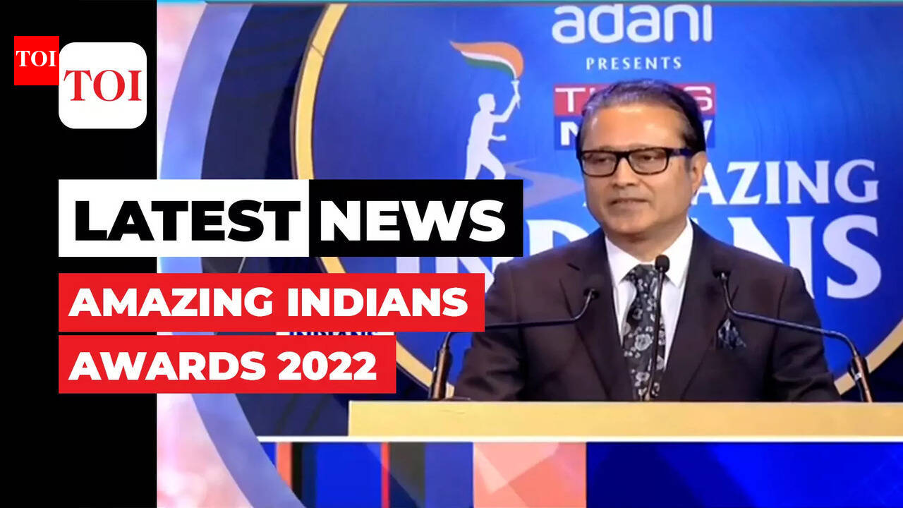 Amazing Indians Awards 2022: Times Group MD Vineet Jain thanks Amazing ...