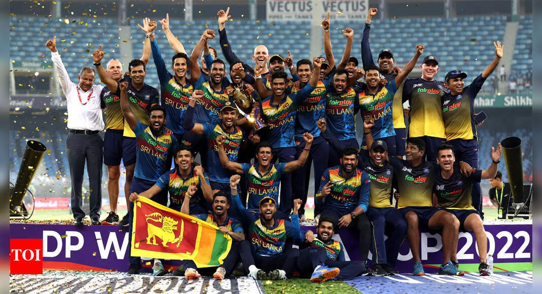 Victorious Sri Lankan cricket team to celebrate Asia Cup win with ...