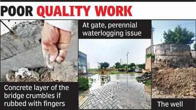 NMRDA builds 10ft parapet around well to show it as 40ft deep | Nagpur ...