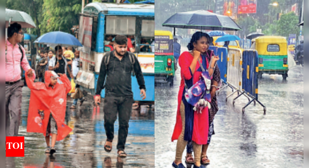 Overnight Downpour, Daylong Drizzle Bring Back Monsoon Feel | Kolkata ...