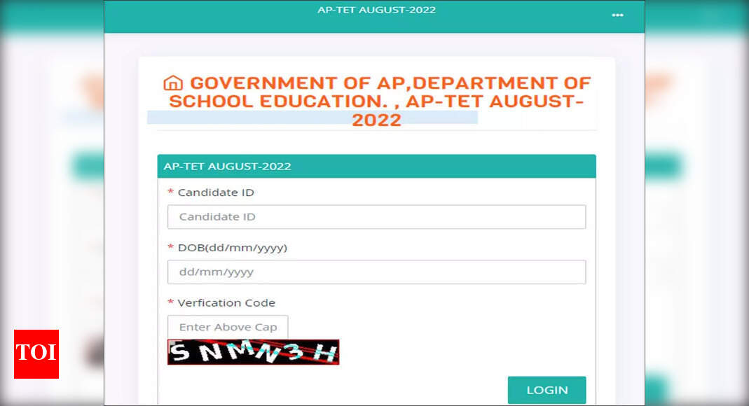 AP TET Result 2022 to be released today on aptet.apcfss.in | - Times of ...