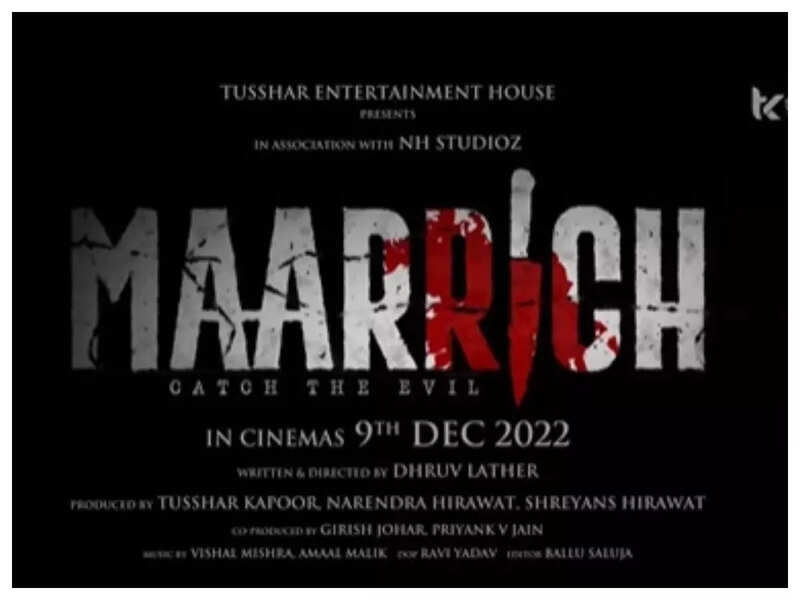 Tusshar Kapoor, Naseeruddin Shah-starrer 'Maarrich' to hit screens on ...