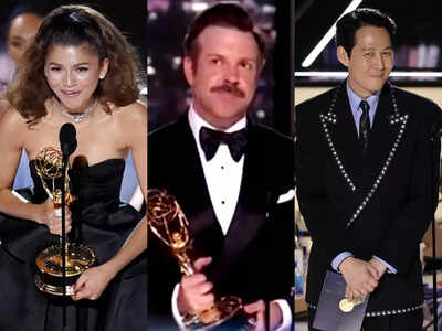 Emmy Moments: A winner's joy — in song — lifts Emmy night - Times of India