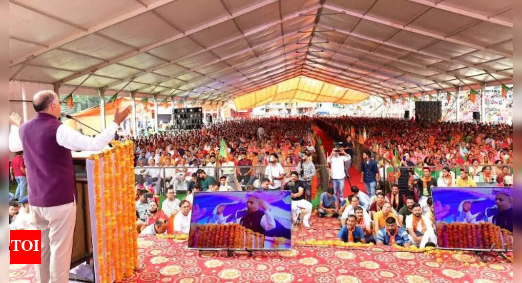 Himachal Pradesh CM lays foundation stones of 17 developmental projects at Palampur | Shimla ...