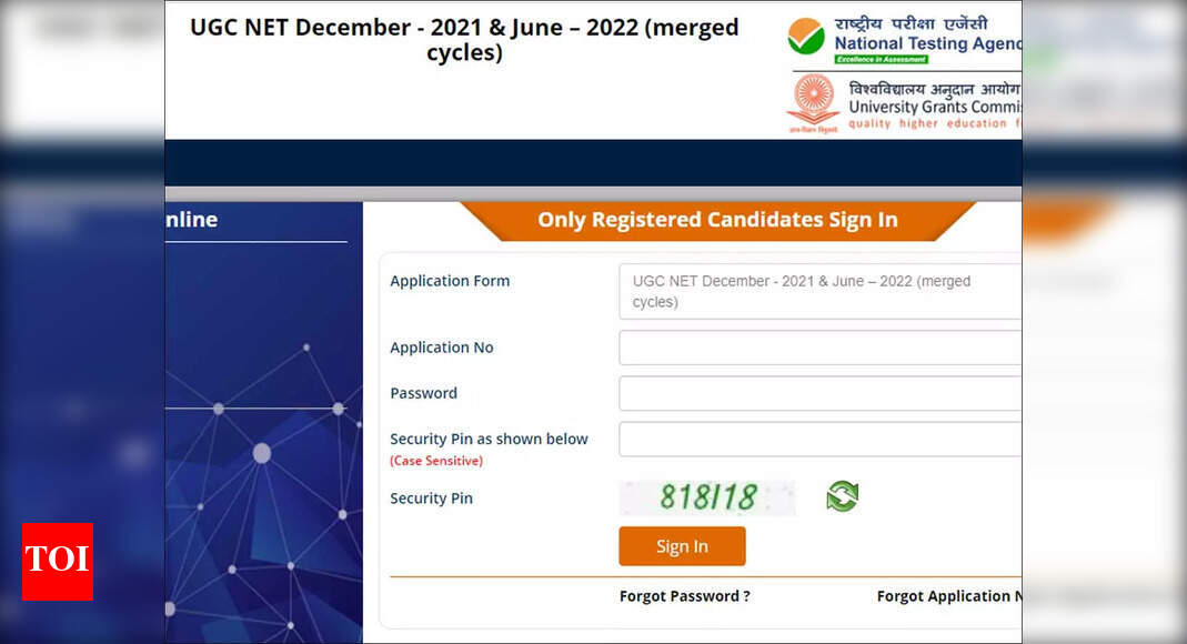 UGC NET 2022 Phase 2: Advanced intimation for exam city released, admit ...