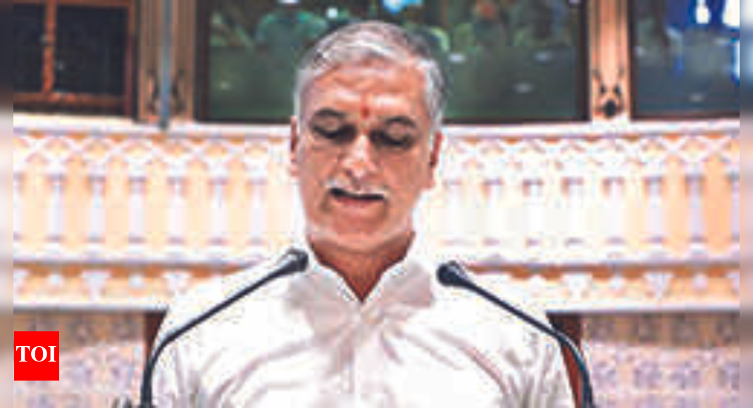 Harish Attacks Centre Over Reorganisation Promises | Hyderabad News ...