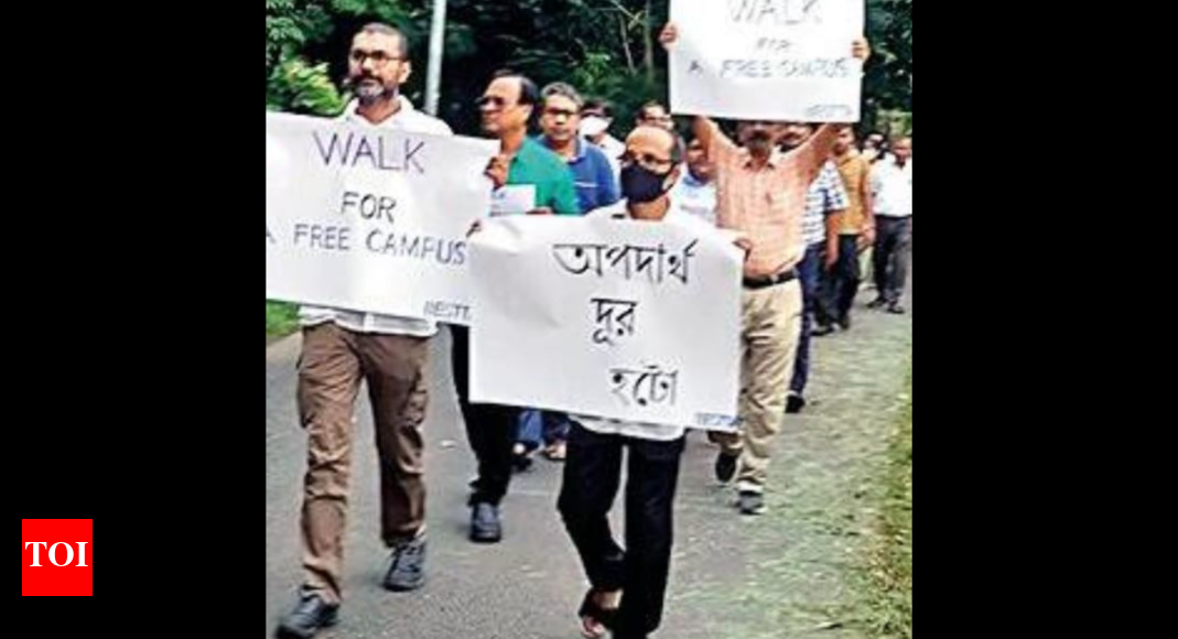 West Bengal: Protest after IIEST professor stopped during evening walk ...